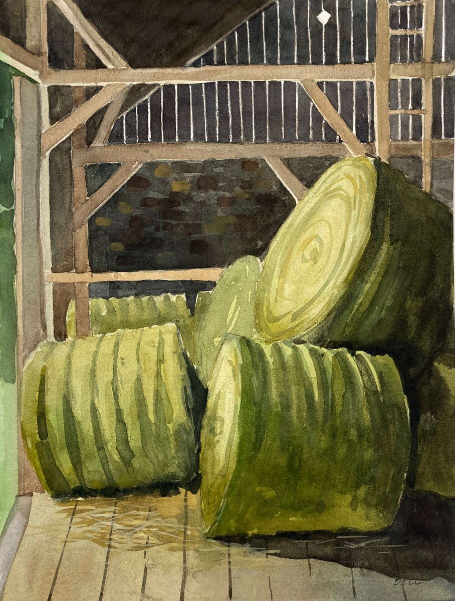 Inside the Barn – Edward Bell Fine Art